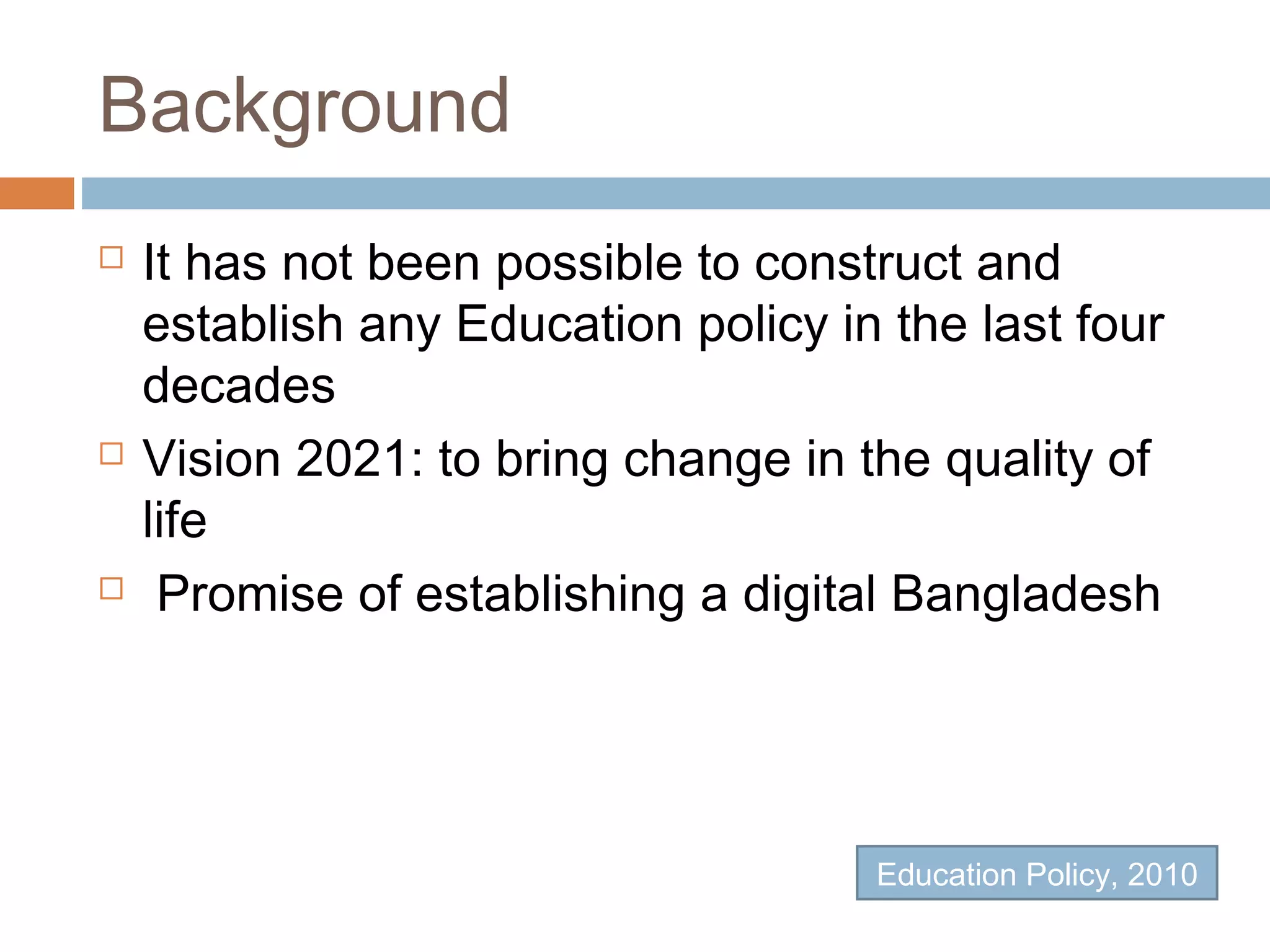 Education policy making process | PPT