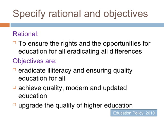 Education policy making process | PPT | Educational Assessment | Education