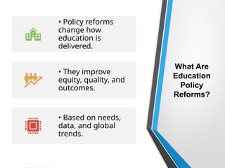 Education_Policy_Reforms. Trends and Issuespptx | PPTX