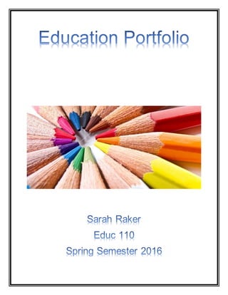 Education portfolio | DOCX