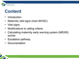 Maternity vital sign chartMaternity vital sign chart | PPT