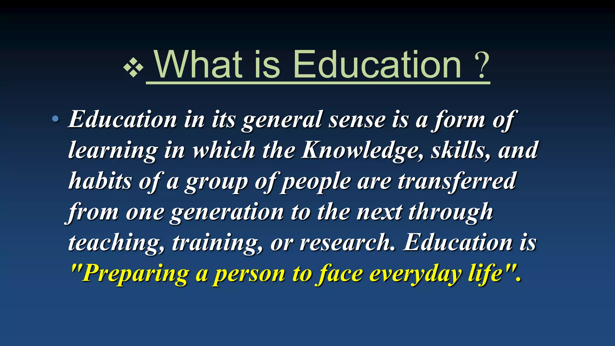 Education and its types. | PPTX | Daycare and Pre-School | Parenting