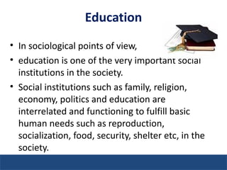Education: A path to social development | PPT