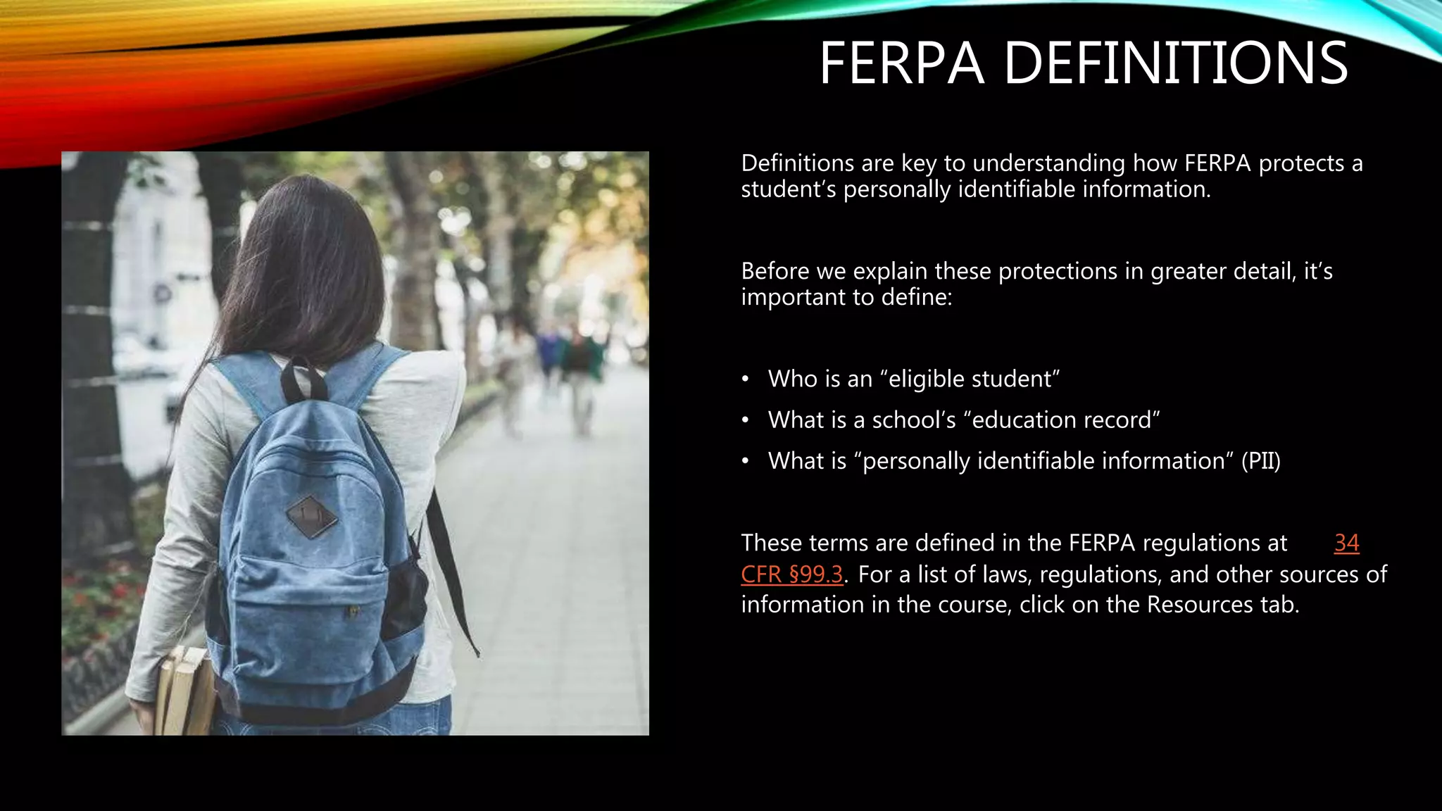 Unit I: Education Records | PPTX