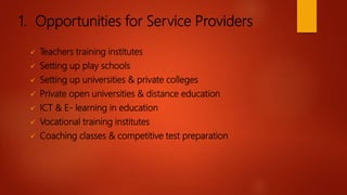 Education sector in India | PPTX