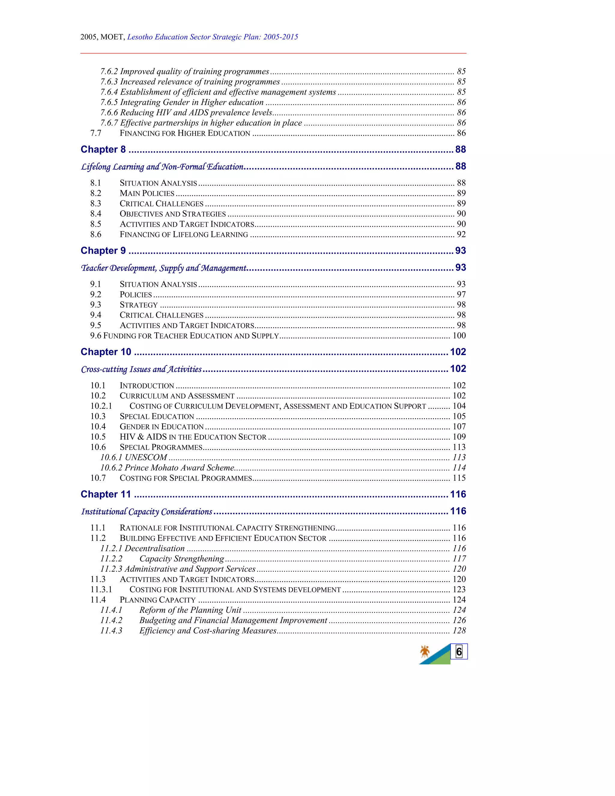 Education sector strategic plan | PDF | Primary Education | Education