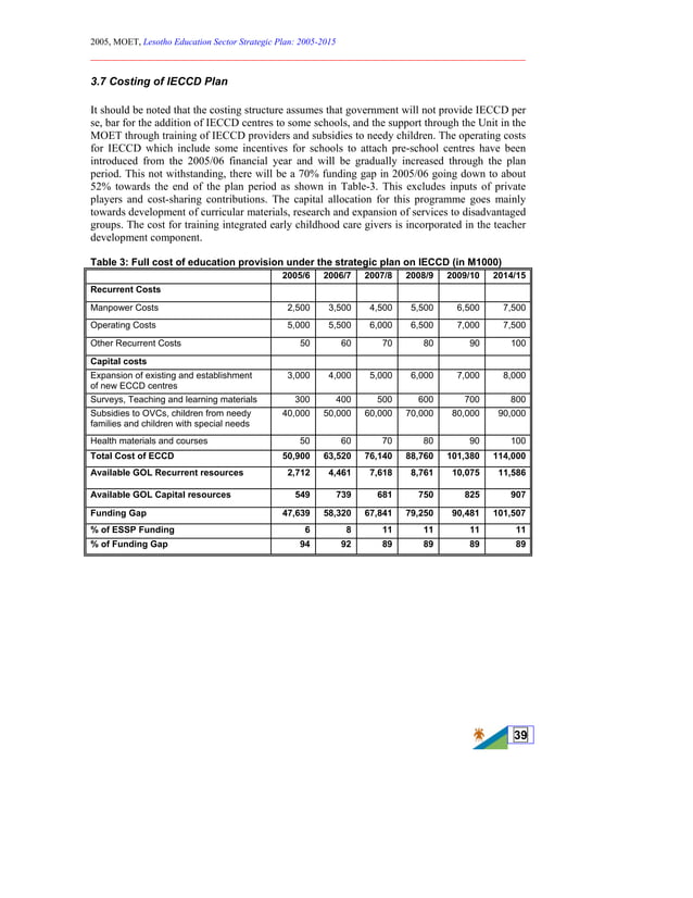 Education sector strategic plan | PDF | Primary Education | Education