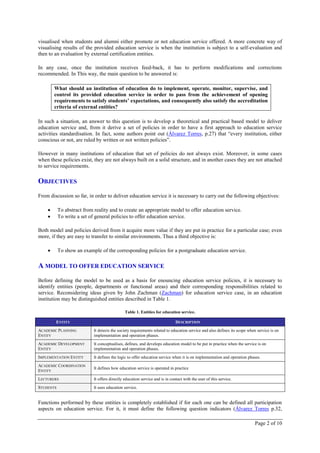 Education service delivery | PDF