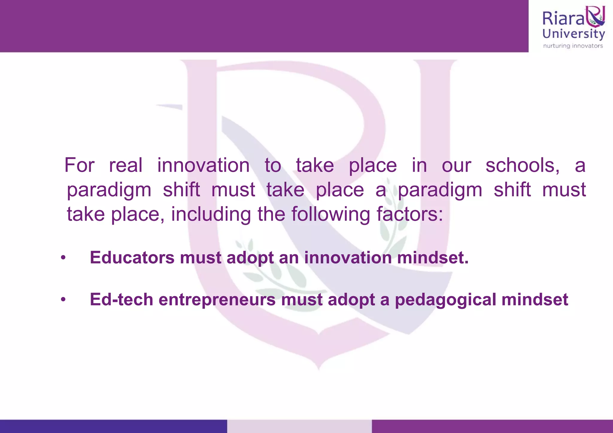 Education shaping innovation ecosystem by prof. felix musau | PDF