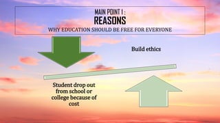 Education should be free for everyone | PDF