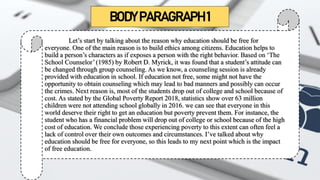 Education should be free for everyone | PDF