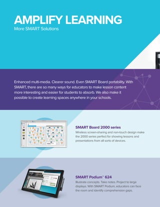 SMART Board Education Solutions Brochure | PDF | Education industry ...