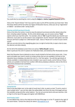 Education Source (EBSCO) Guide | PDF