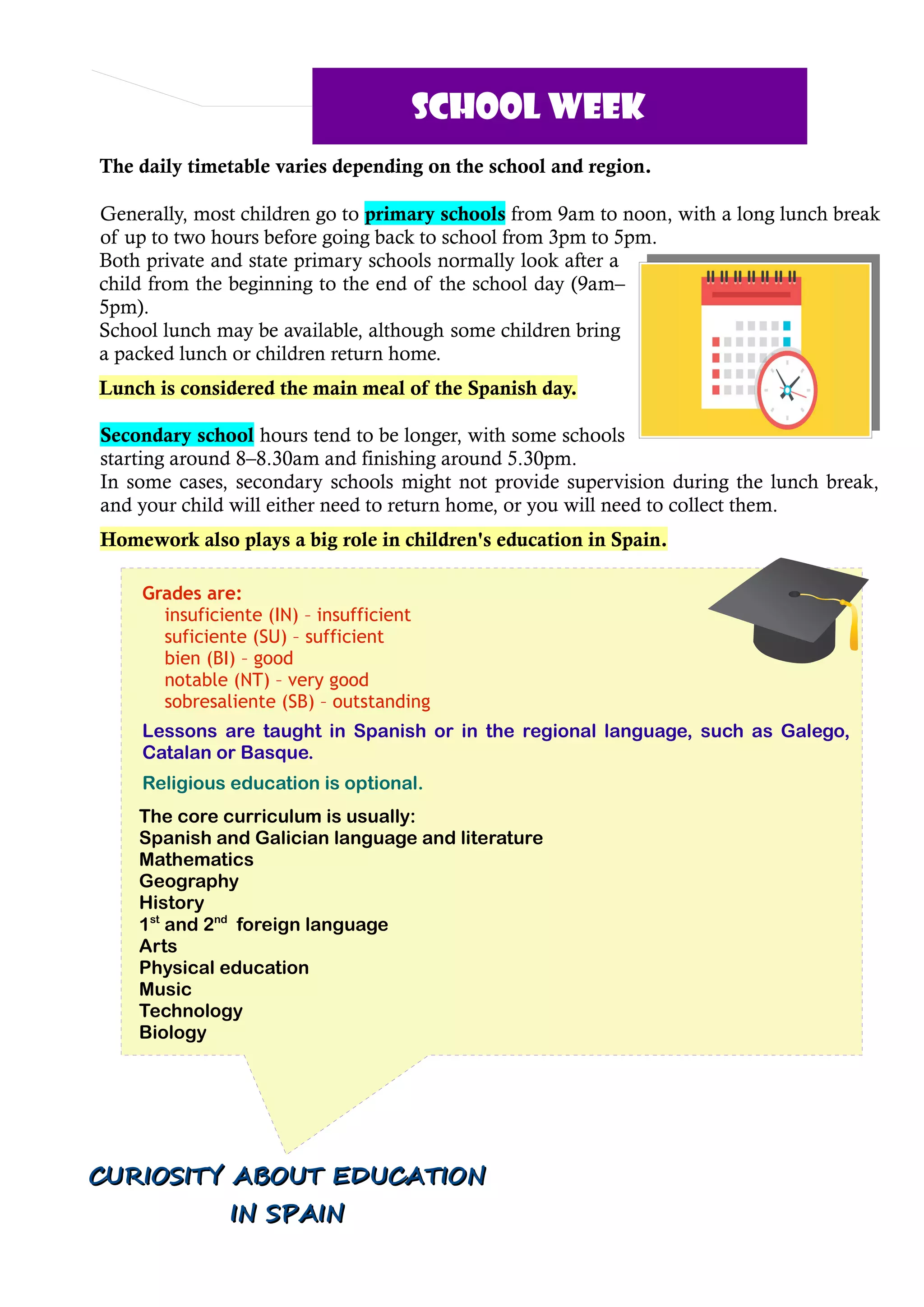 Spanish Education System | PDF