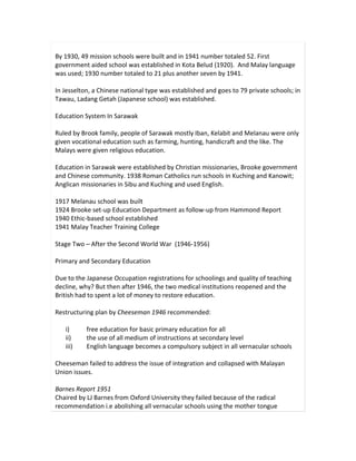 Education system before independence (1400 1856) | DOCX