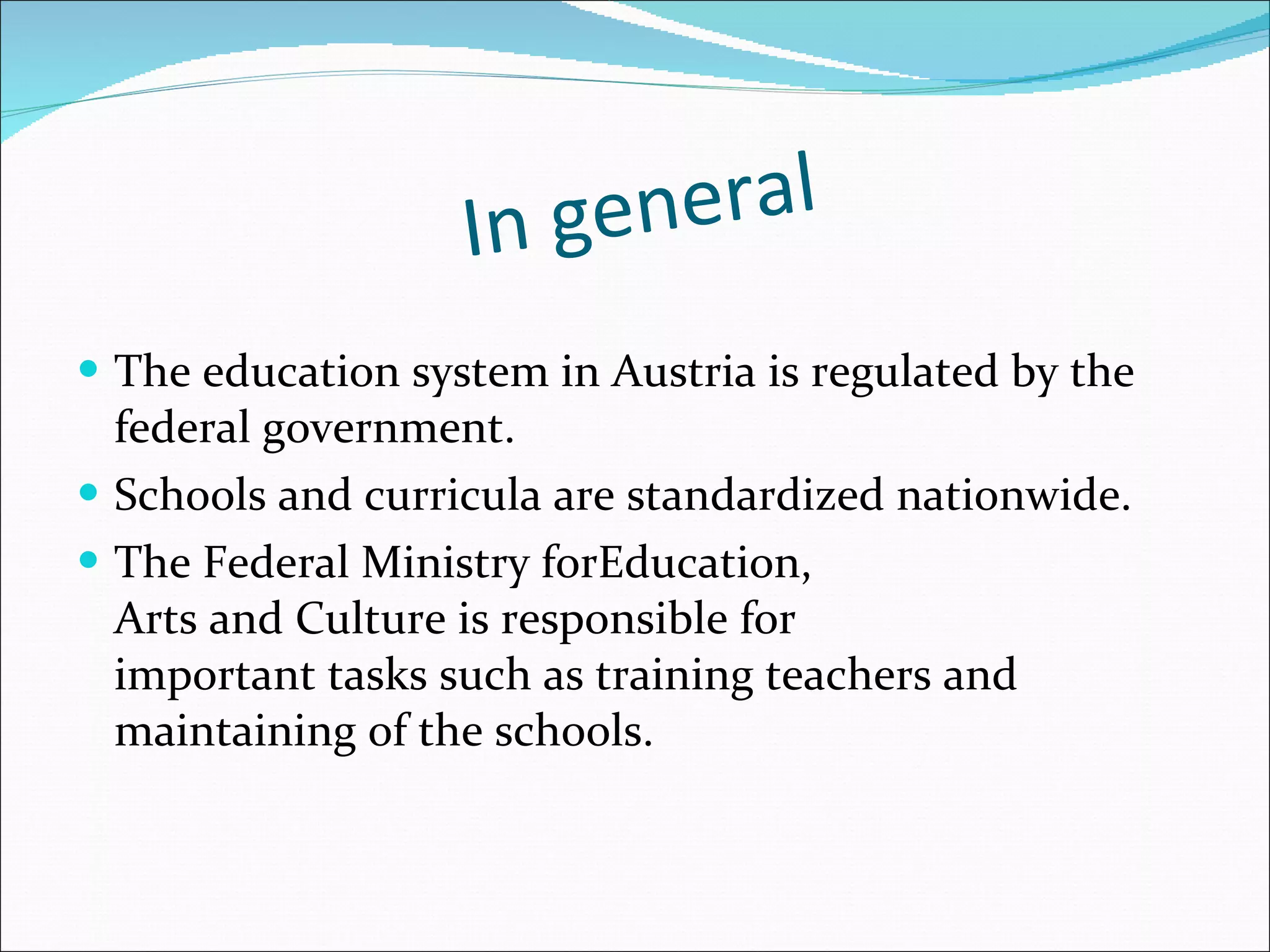 Education system in austria | PPT