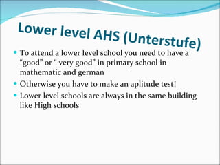 Education system in austria | PPT