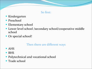 Education system in austria | PPT