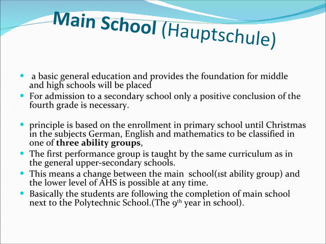 Education system in austria | PPT | Daycare and Pre-School | Parenting