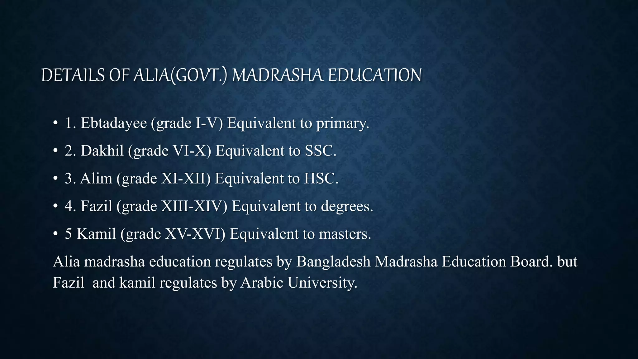 Education system in bangladesh | PPTX