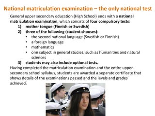 Education system in finland | PDF