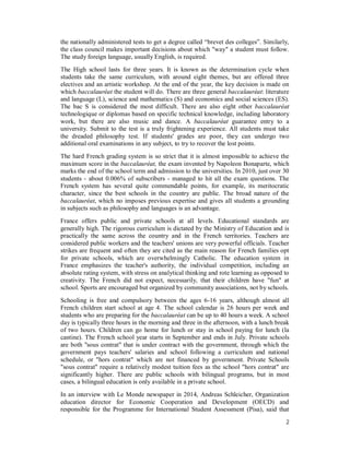 Education system in france | PDF