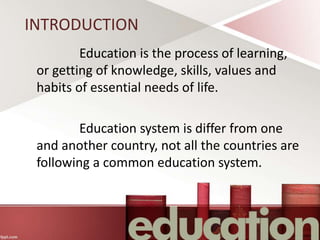 Education system in india | PPTX