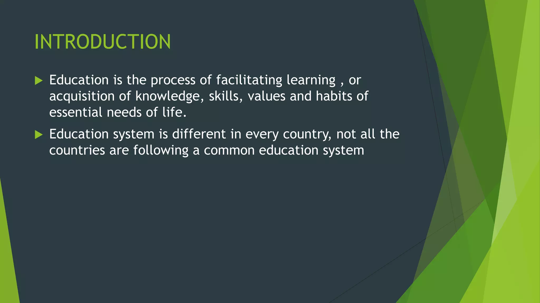 Education system in india 2018 | PPTX | Education industry | Industries