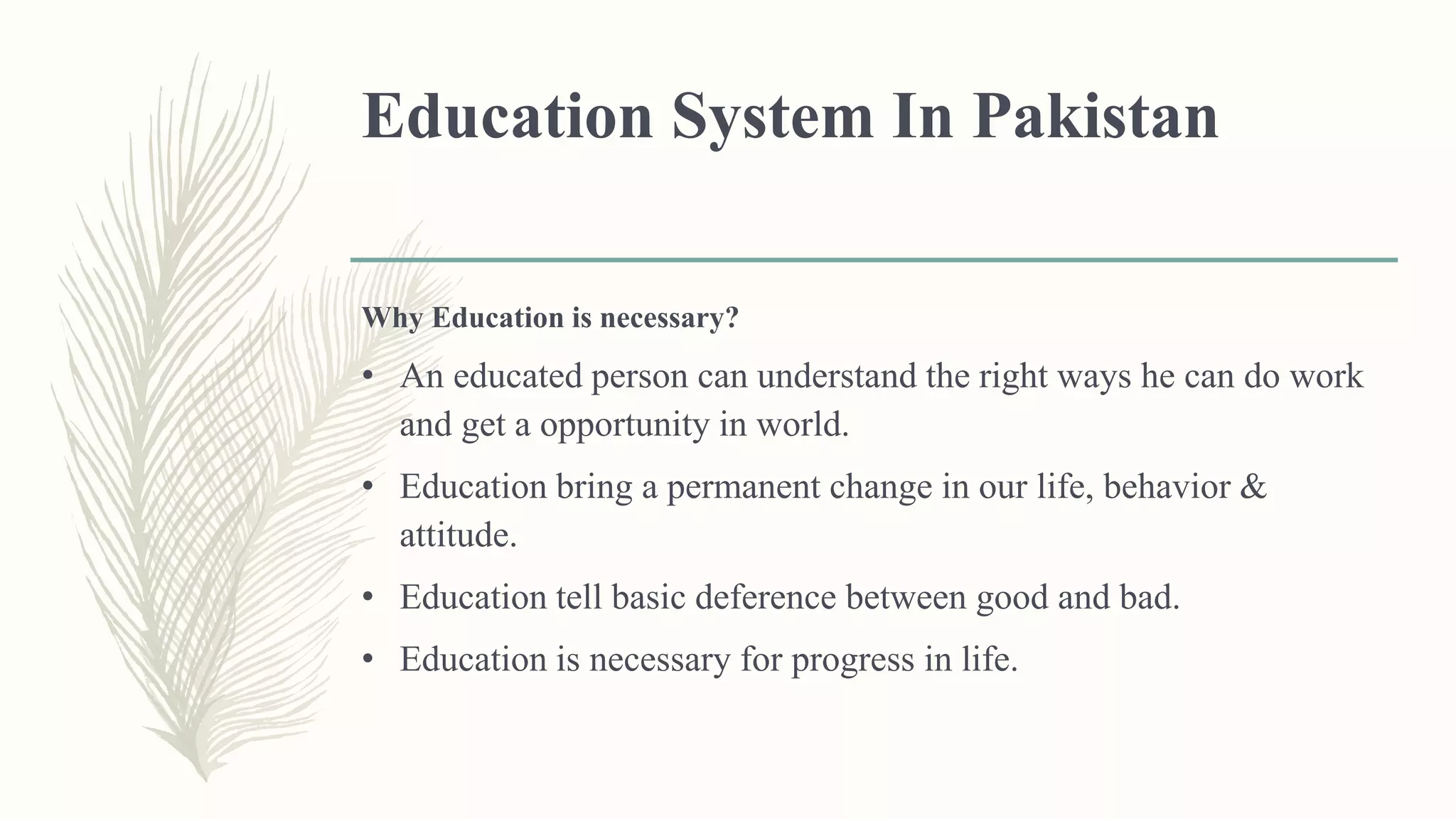 Education system in Pakistan | PPTX