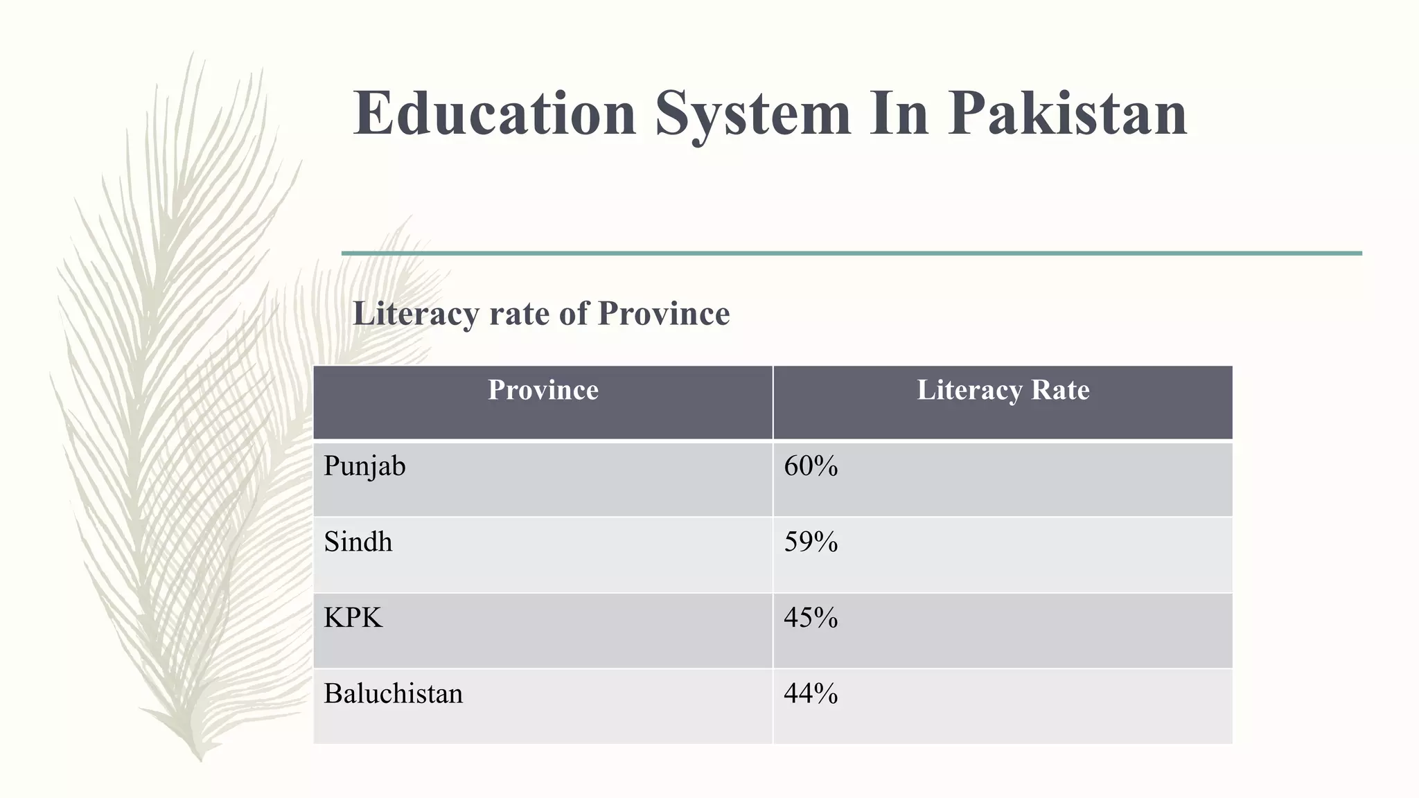Education system in Pakistan | PPTX