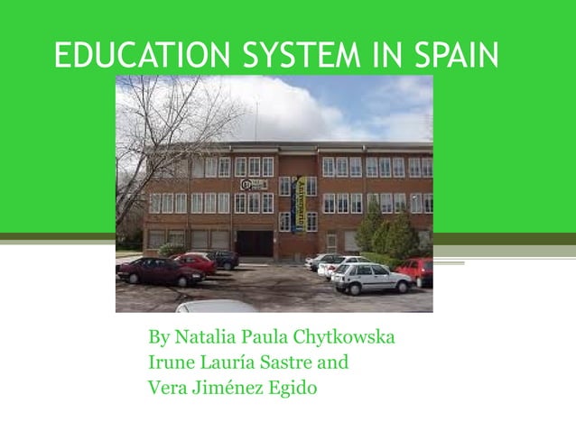 Education system in Spain | PPT