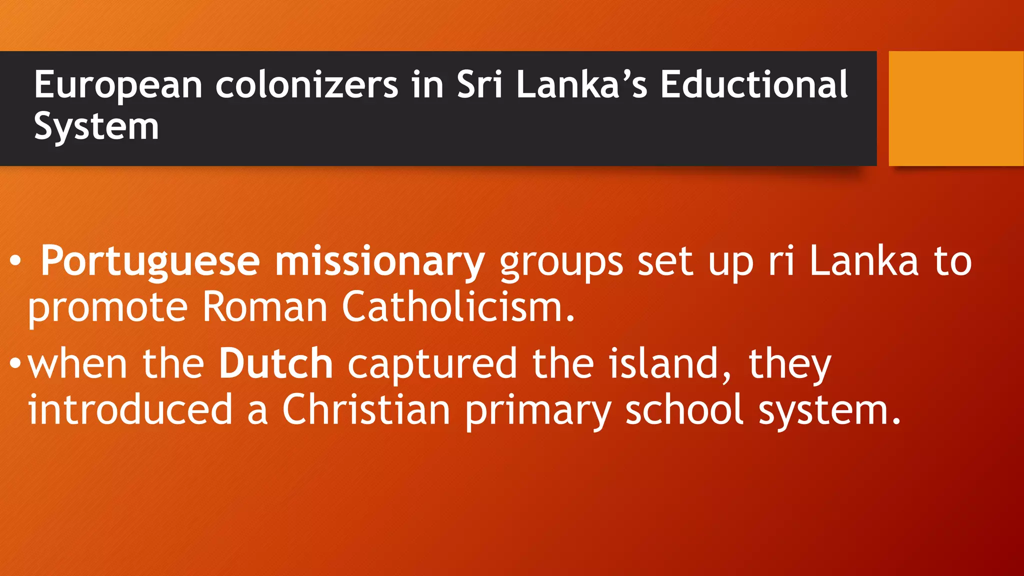 Education system in sri lanka | PPTX