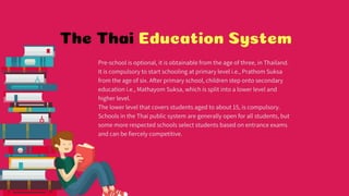 Education System In Thailand | PPTX