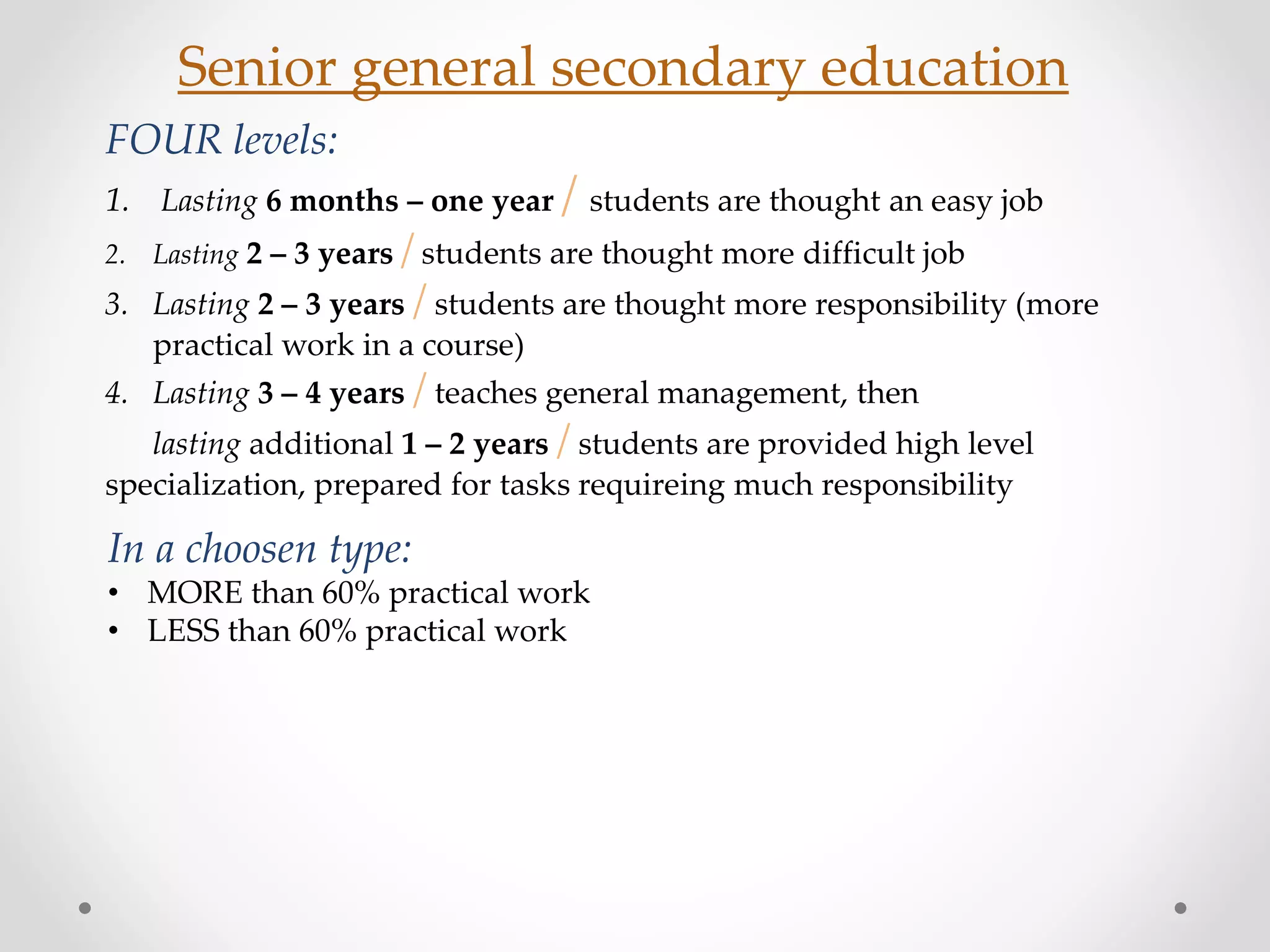 Education system in The Netherlands | PPTX