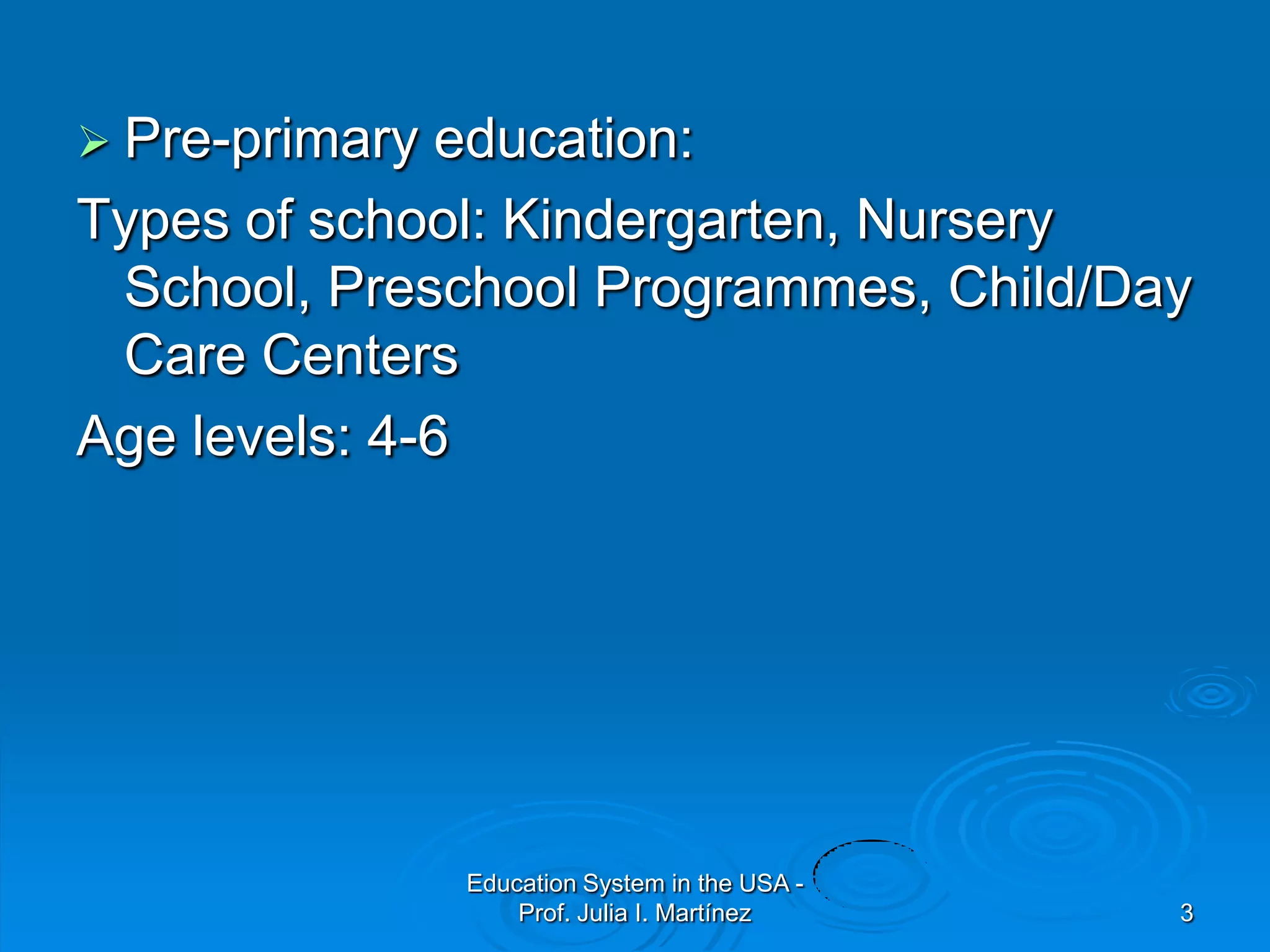 Education system in the USA | PPSX