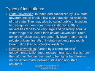 Education system in the USA | PPSX