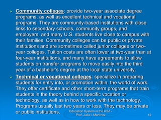 Education system in the USA | PPSX