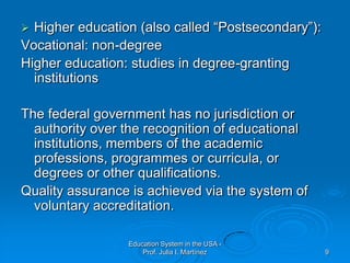 Education system in the USA | PPSX