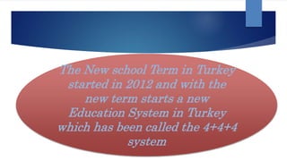 Education system in turkey | PPTX