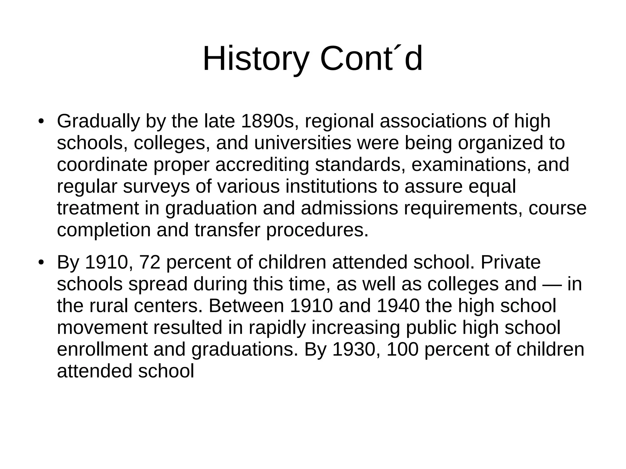 Education system in us | ODP