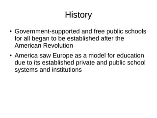 Education system in us | ODP