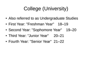 Education system in us | PPT