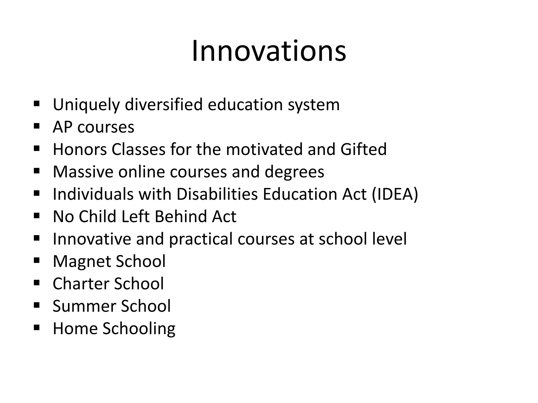 Education system in usa | PPTX