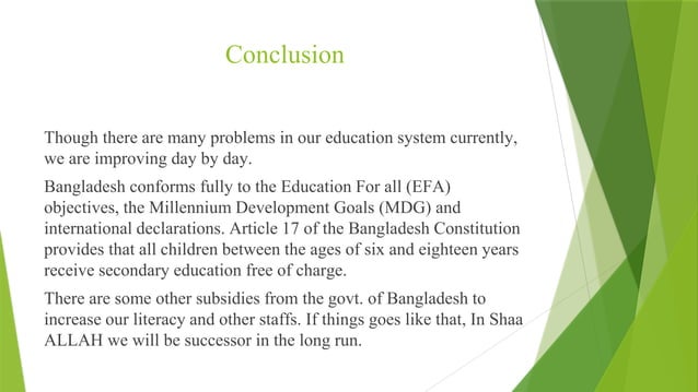 Education system of Bangladesh | PPTX | Secondary Education | Education