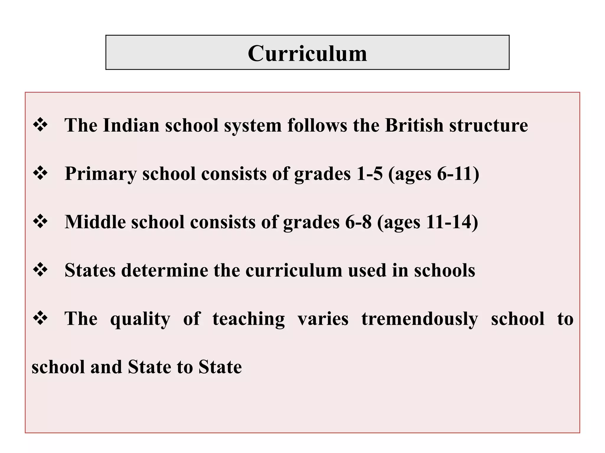 Education system of india | PPTX