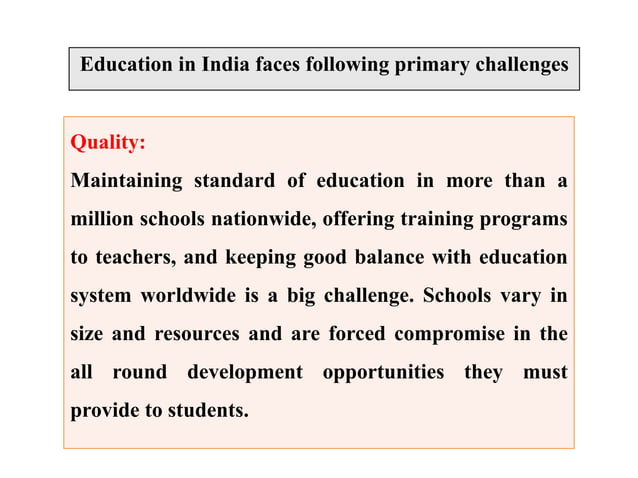 Education system of india | PPTX | Education industry | Industries