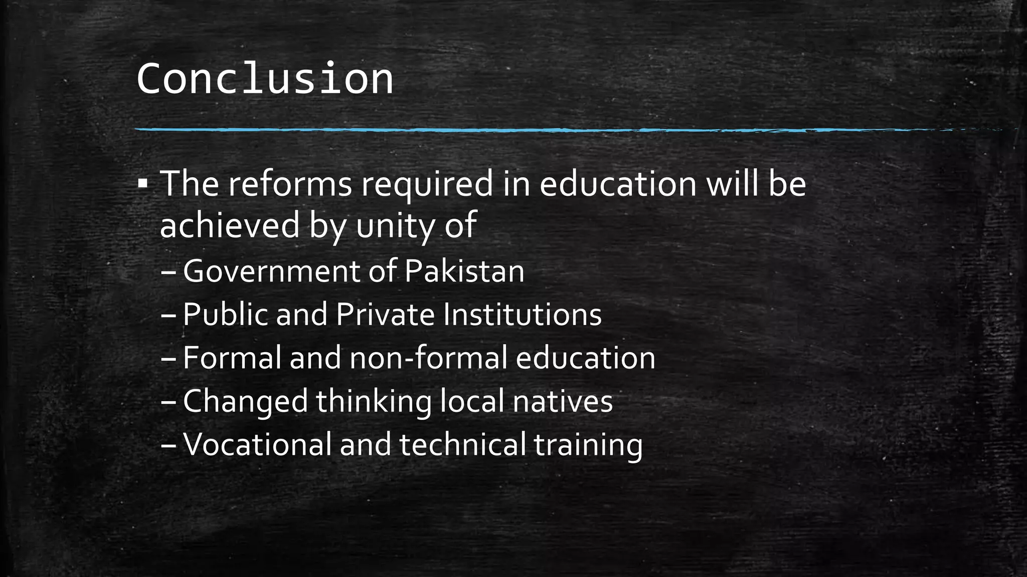 Education system of pakistan | PPTX