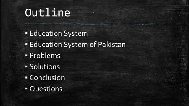 Education system of pakistan | PPTX
