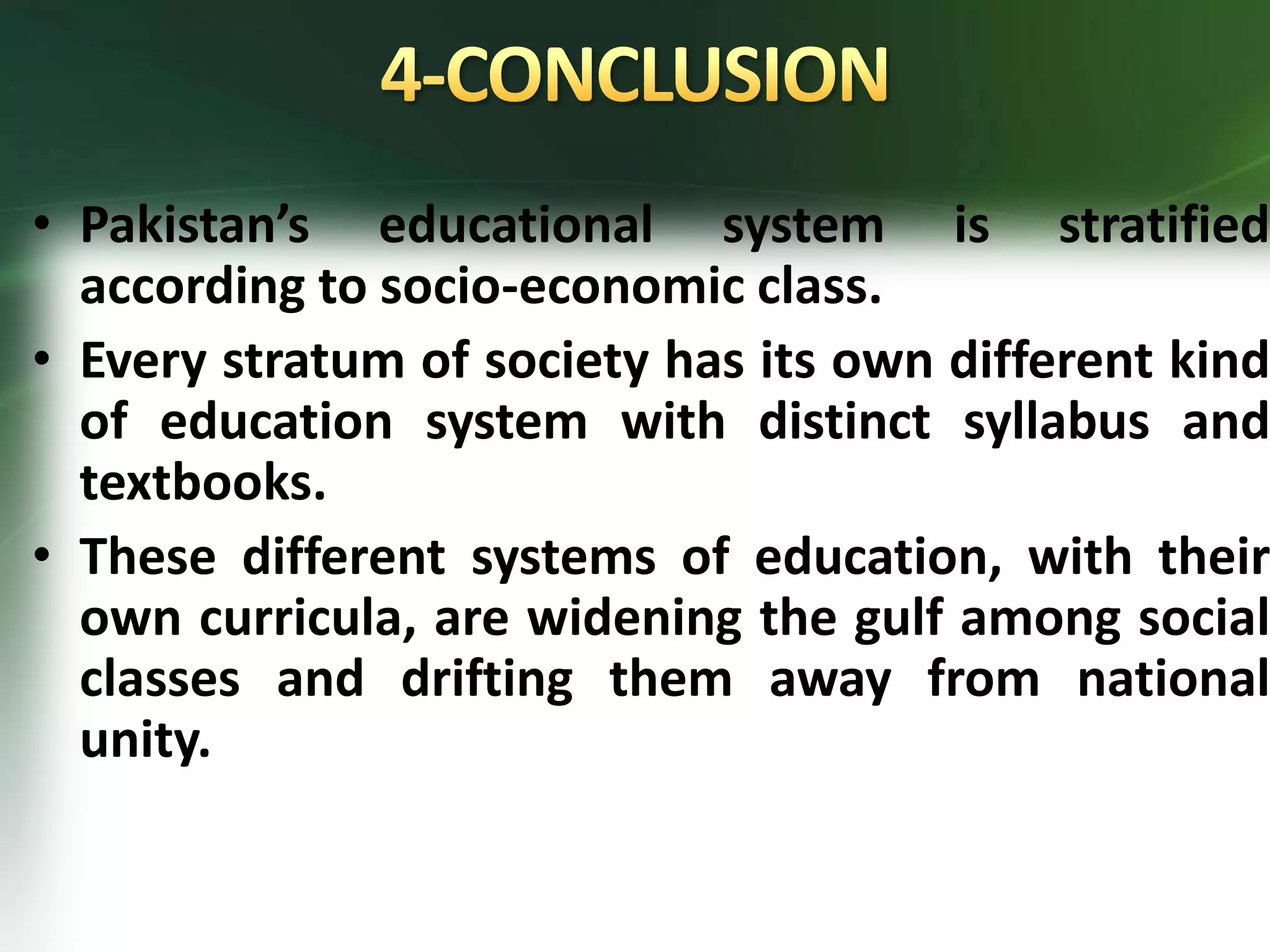 Education system of pakistan by balawalsarao | PPTX