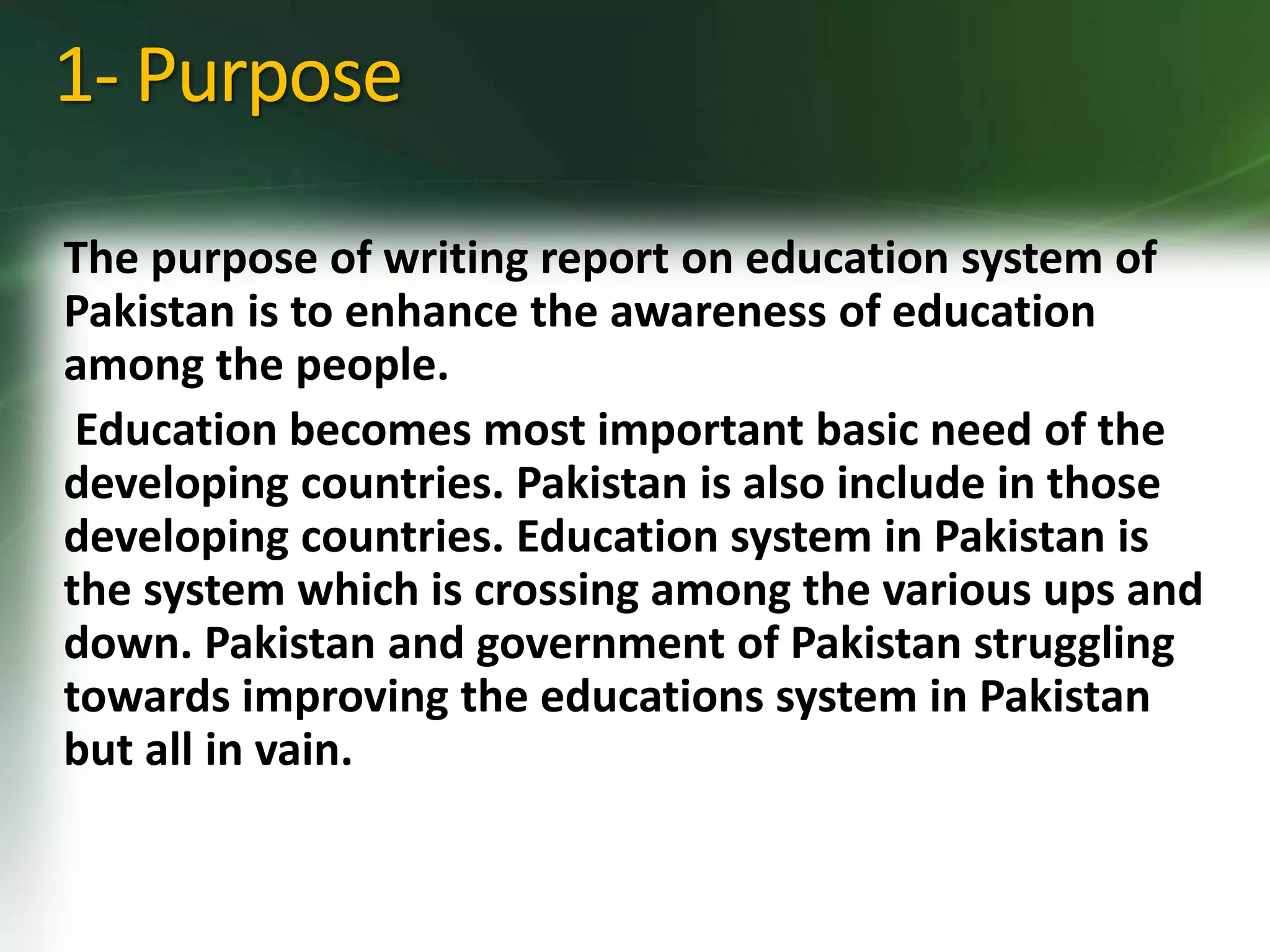 Education system of pakistan by balawalsarao | PPTX